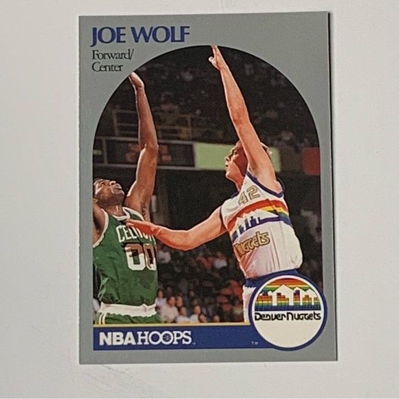 NBA HOOPS | Toys | 99 Nba Hoops Denver Nuggets Joe Wolf 412 | Poshmark